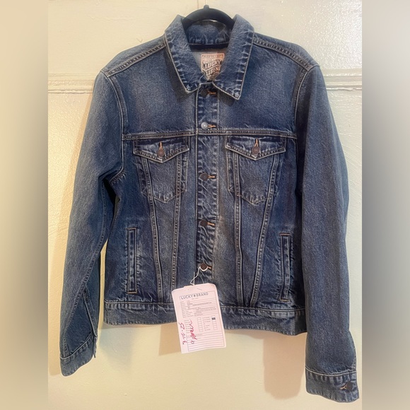 Lucky Brand | Jackets & Coats | Lucky Brand Mens Blue Denim Jacket ...
